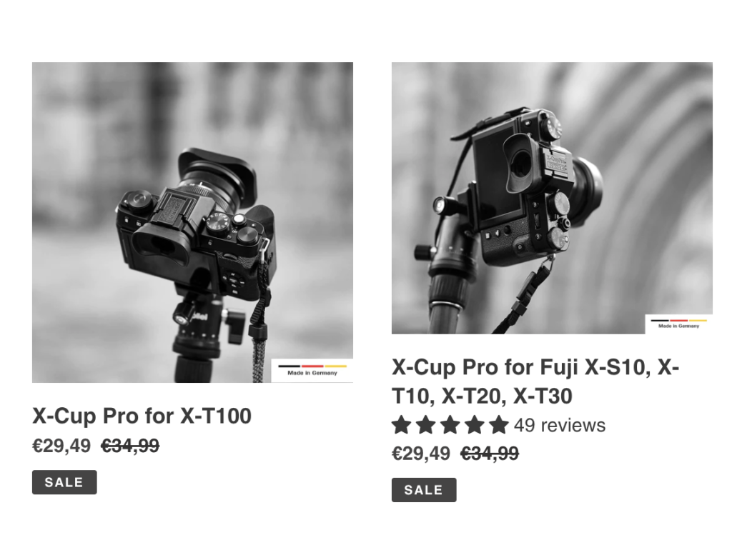 【Tekiac X-Cup Pro】FUJIFILM X-S10専用設計のアイカップ│LIFE IS SIMPLE.